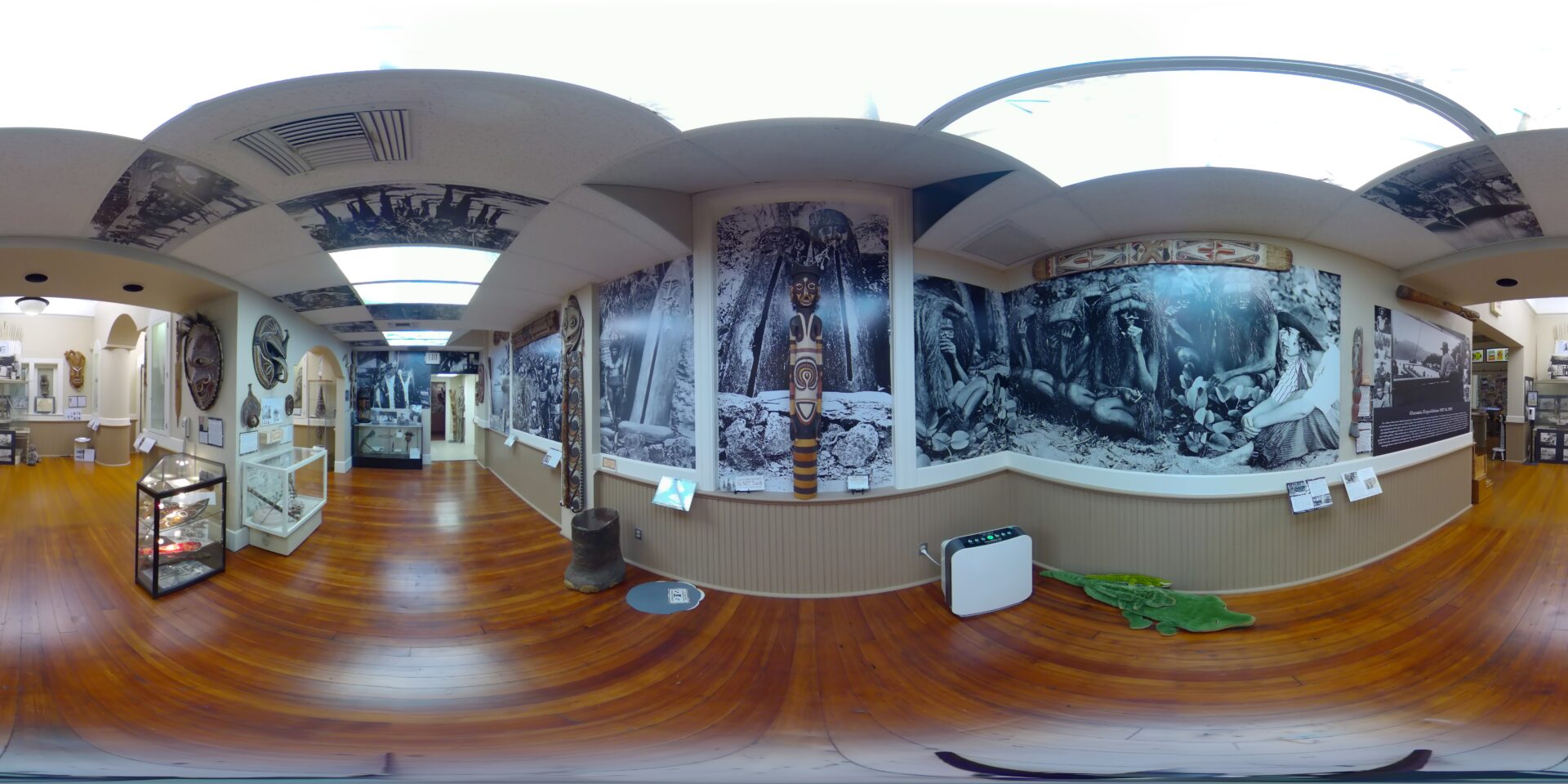 360 View of the Oceania Gallery Pt. 1 - Martin and Osa Johnson Safari ...