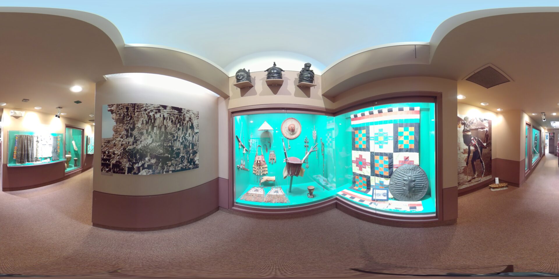 360 View of the Sahel & Sahara Exhibit of the Imperato West African ...